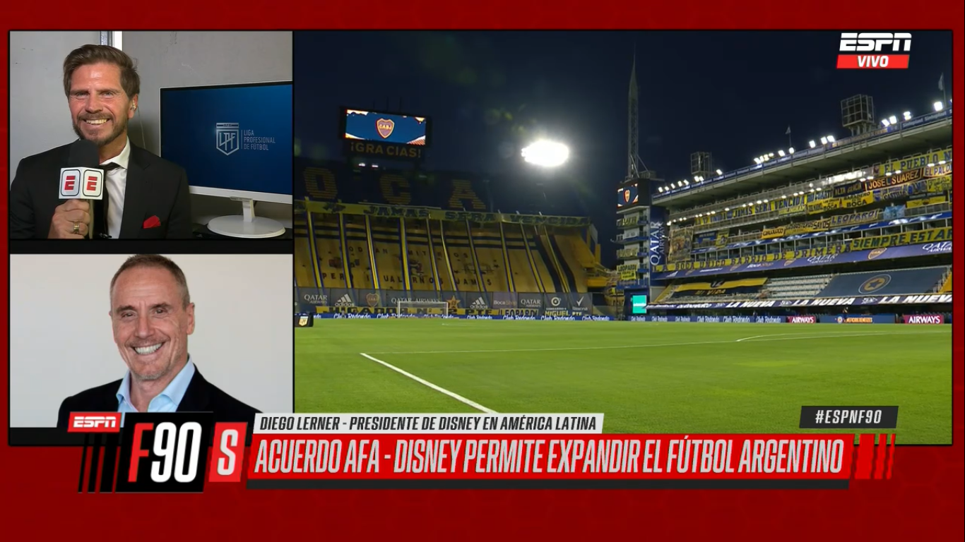ACUERDO DISNEY CON AFA EXPANDE EL FÚTBOL ARGENTINO A TODA AMÉRICA ...