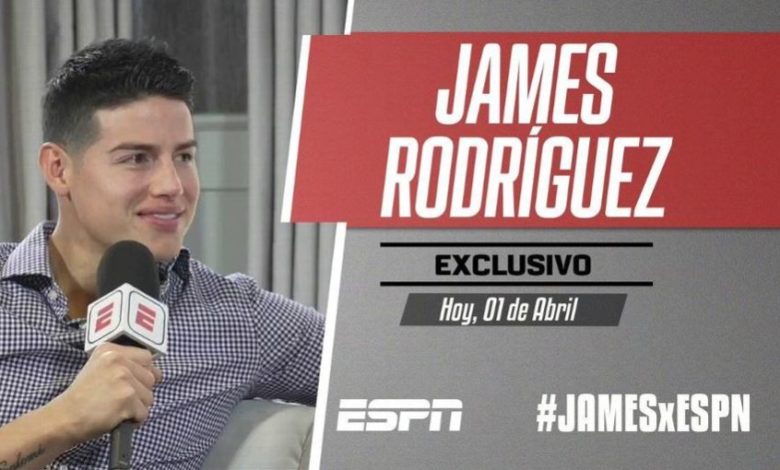 ATENCIÓN COLOMBIA // Exclusivo: James Rodríguez en ESPN - ESPN Press ...