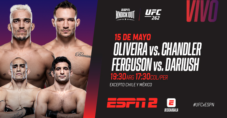Charles Oliveira vs. Michael Chandler encabezan UFC 262 en ESPN ...