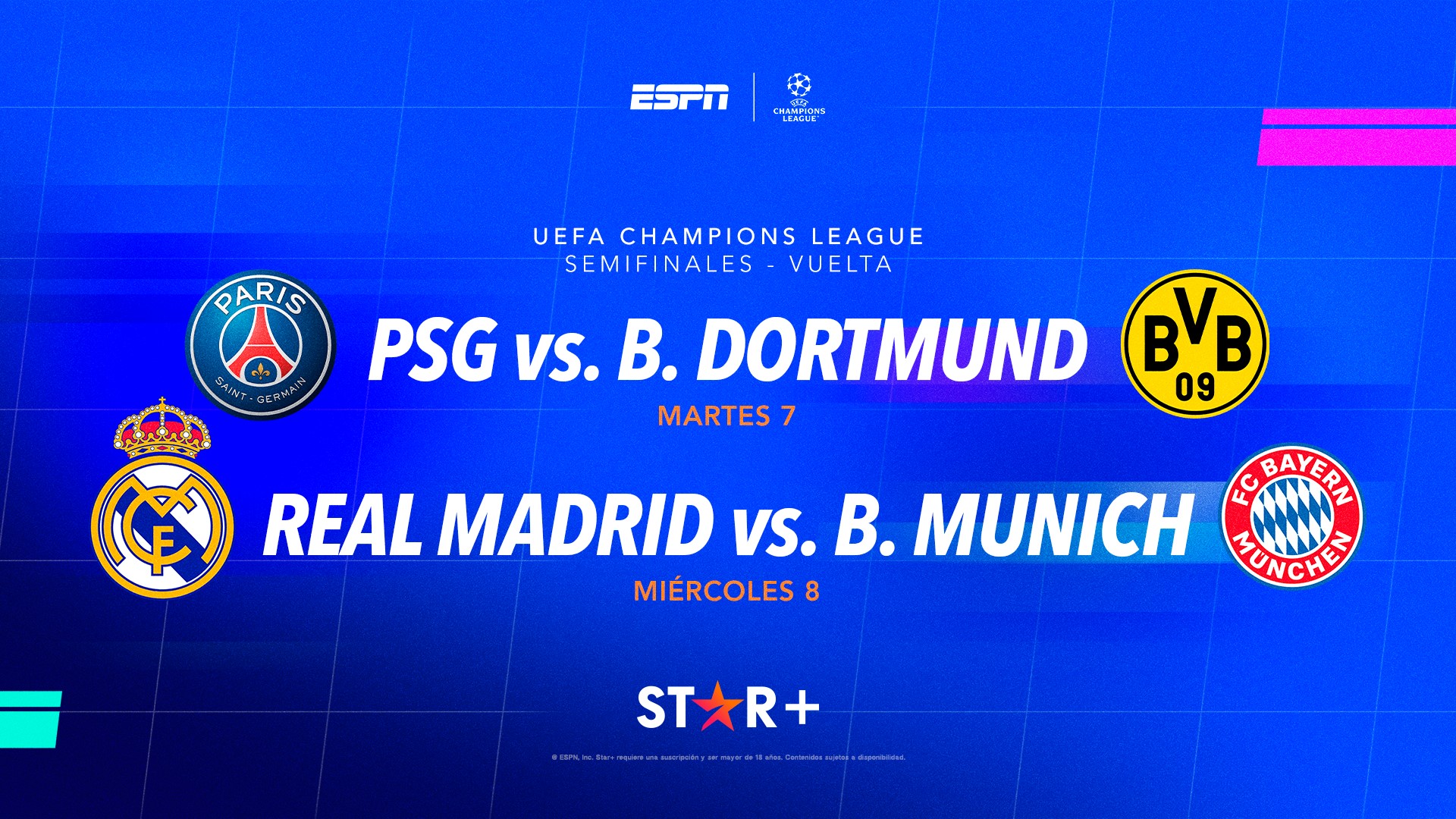 ESPN trae las electrizantes definiciones de las semifinales de la UEFA ...